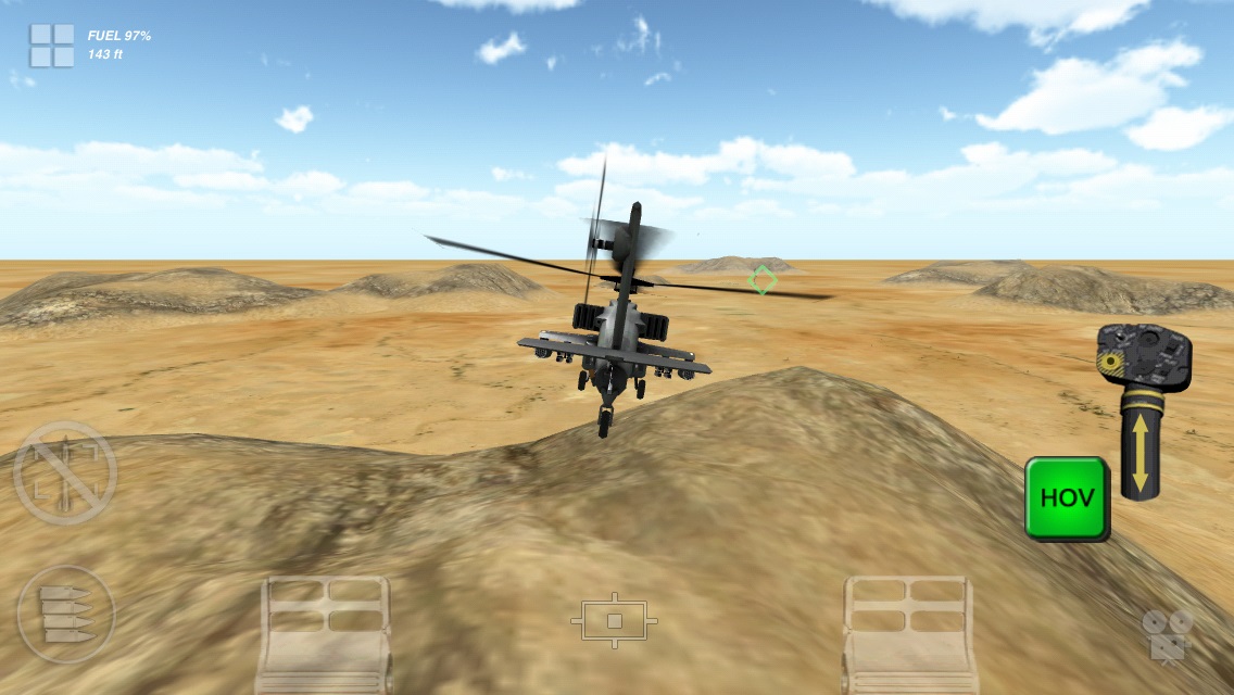 【期間限定無料アプリ】本格的なヘリ操作と軍事作戦が楽しめるフライトシューティングゲーム「Apache 3D Sim」 | さばなび