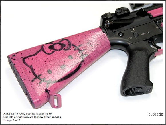 米国AirSplat社からDeepFire M4、しかもキティカスタム！ これって版権大丈夫なのw | さばなび | サバゲー